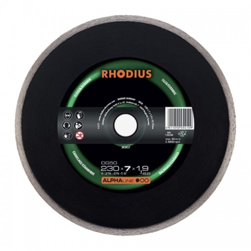 Disc diamantat pentru debitat piatra - DG50, RHODIUS