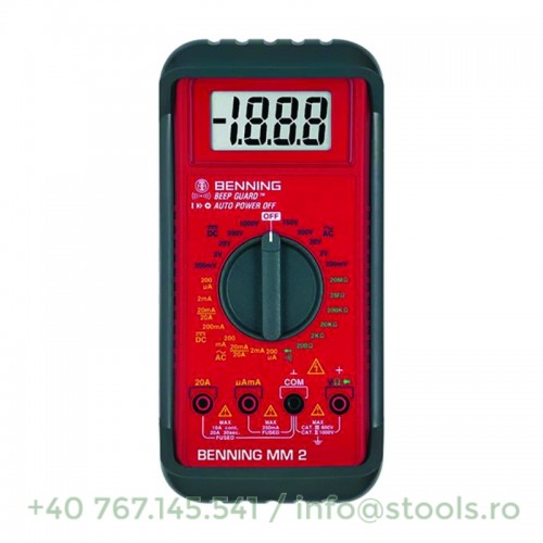 Multimetru digital de precizie, model MM 2, Benning